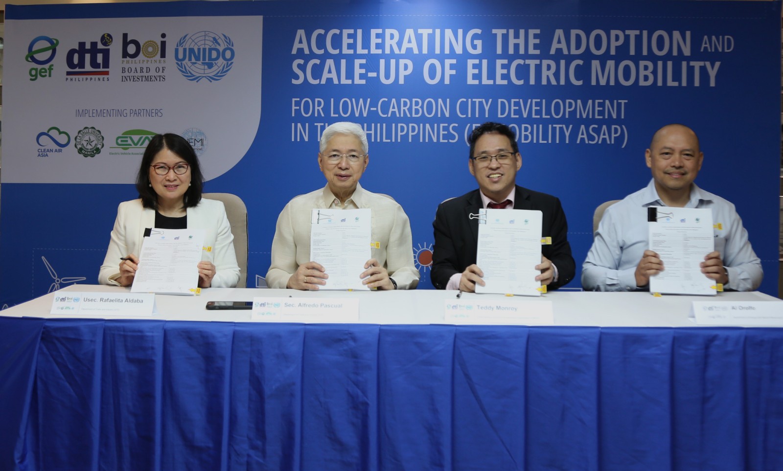 DTI Advances Future-ready PH with UN-backed Electric Mobility Project ...