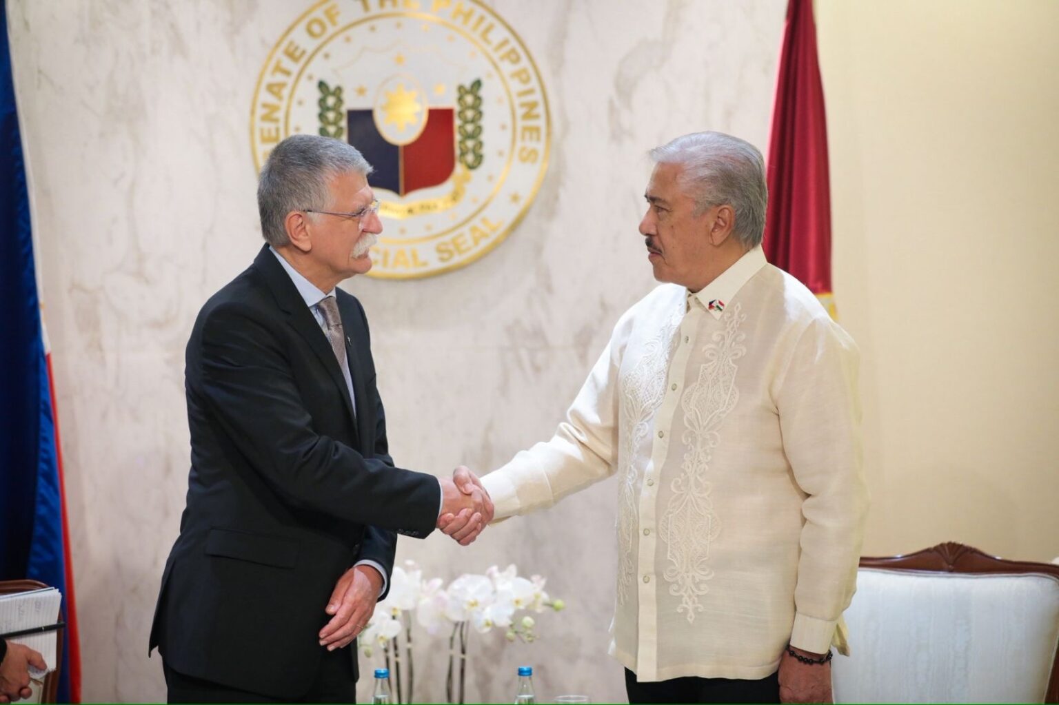 Sotto Welcomes Hungarian Speaker Kövér at PH Senate – Embassytopps